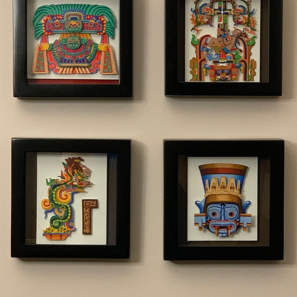 Tláloc Dios Lluvia Azteca, Tláloc Rain God Aztec, Mexican Art, Mexican ...