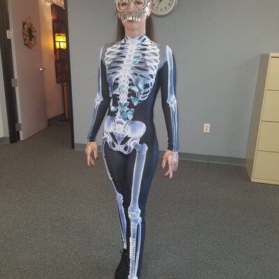 Skeleton Costume, Skeleton Bodysuit, Skeleton Costume Women, Costumes ...