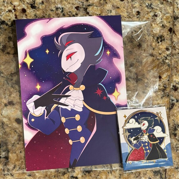 Prince Stolas Enamel Pin - Helluva Boss - Etsy