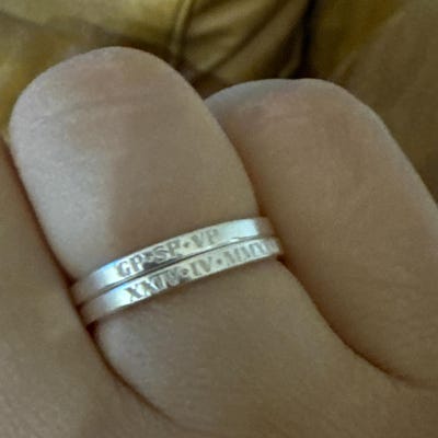 Custom Best Friend Ring Promise Ring for Friend Engraved Name Ring ...