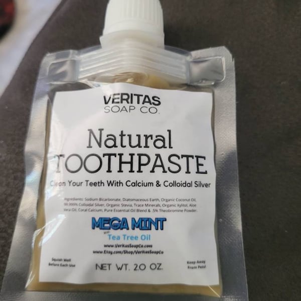 TOOTHPASTE Sensitive Teeth Clean Your Teeth With Colloidal Silver in ...