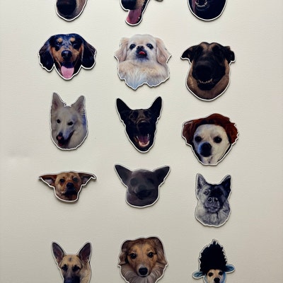 Custom Pet Magnets Cute Animal Magnets Decorative Magnets Dog Cat Lover ...