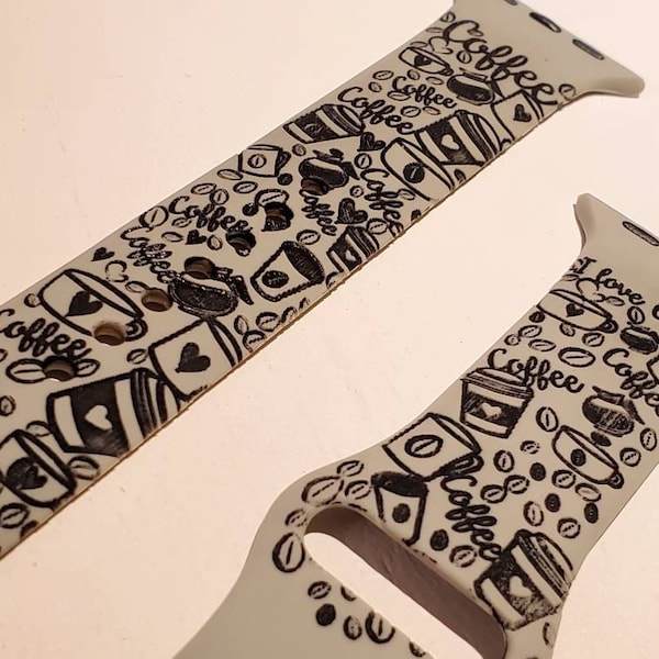 Watch Band File Laser Engrave Watch Band File - Coffee - Etsy