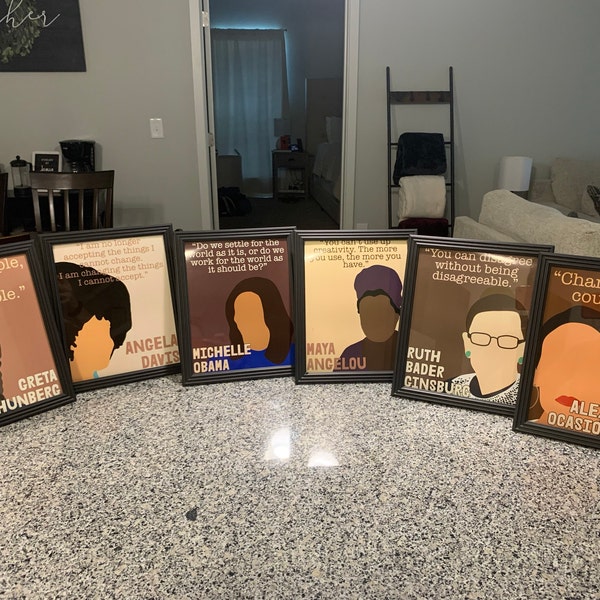 Inspirational Young Leaders Printable Poster Set, Digital Download ...