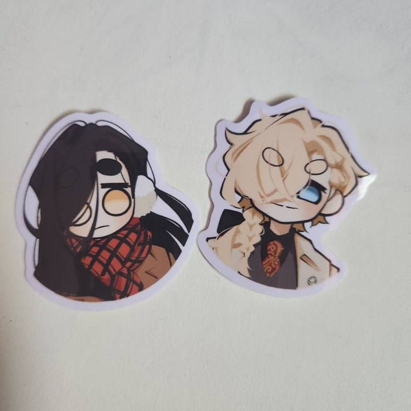 BSD Chibi Stickers - Etsy UK