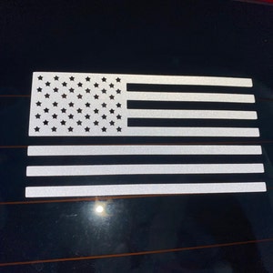 American Flag Reflective Vinyl Decal Sticker - Etsy