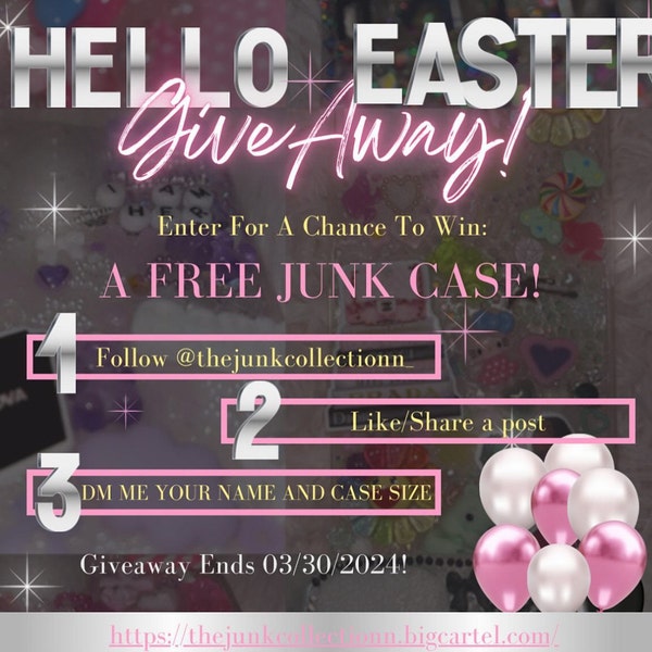 Giveaway Template, Giveaway Flyer, DIY Flyer Template Design, Premade ...