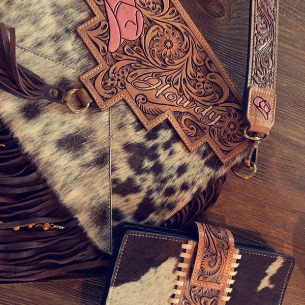 The Howdy Purse a Haute Southern Hyde by Beth Marie Exclusive Cowhide ...