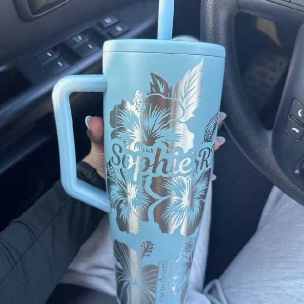 Engraved Stanley Tumbler Summer Stanley Tumbler Fishing Tumbler Design ...