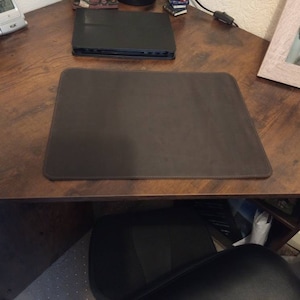 Leather Desk Mat, Large Mouse Pad, Desk Mat, Desk Pad, Genuine Leather ...