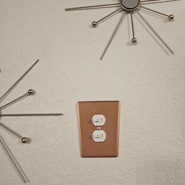 Star Light Switch Cover / Outer Space Cover / Atomic Age / Atomic Retro ...