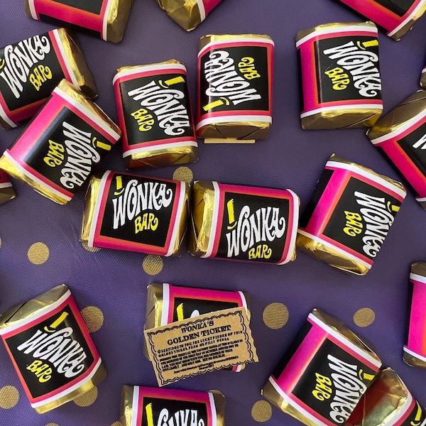 Wonka Chocolate Bar With Golden Ticket (chocolate Included)-one Bar per ...