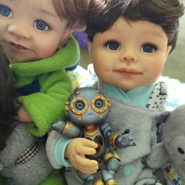 Steampunks: A Robot 3D Resin Printed BJD - Etsy