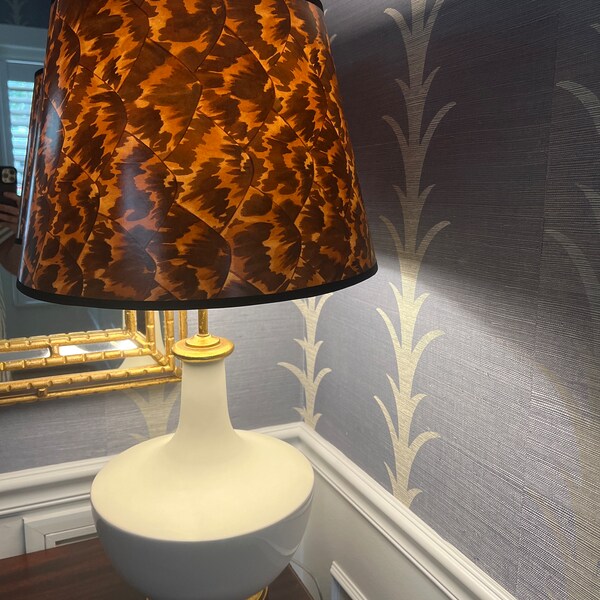 Box-pleated Check Lamp Shade - Multiple Colors & Sizes - Etsy