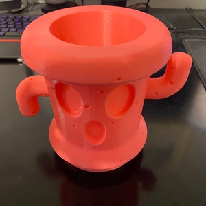 3D Printed Hand-painted Gyroid Lloid Succulent Planter Vase | Etsy