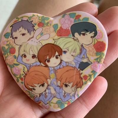 OHSHC Ouran High School Host Club Chibi Heart Holographic Sparkle Heart ...