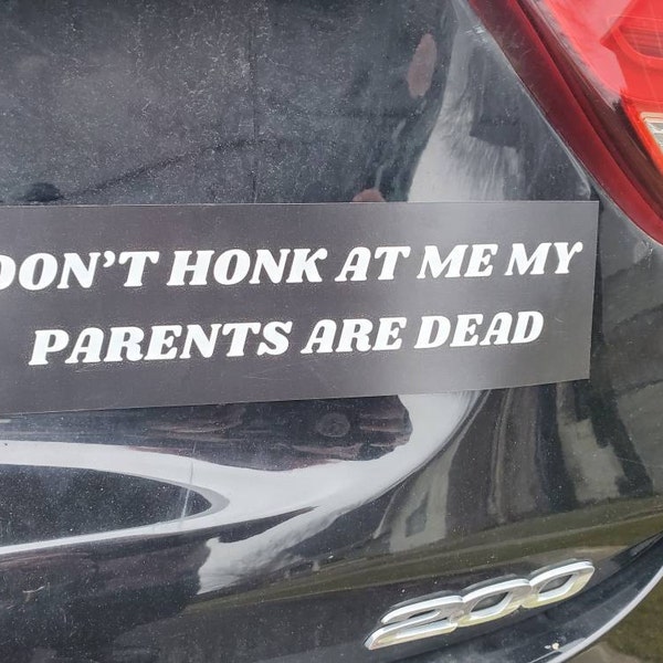 Wizard Bumper Sticker Funny, Cute Car Sticker Decals, Cursed Bumper ...