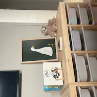 Silly Goose Wall Art, Cute Goose Poster, Dark Green Boy Nursery Decor ...