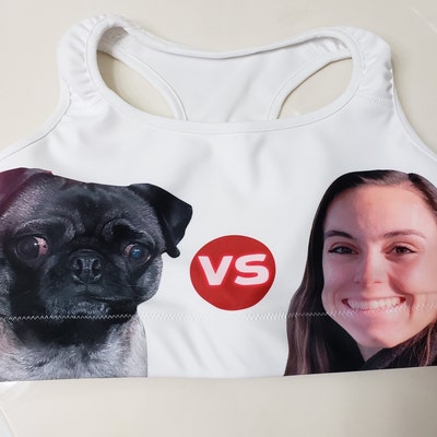 Personalized Sports Bra Custom Bra Customize With Your Photo Logo ...