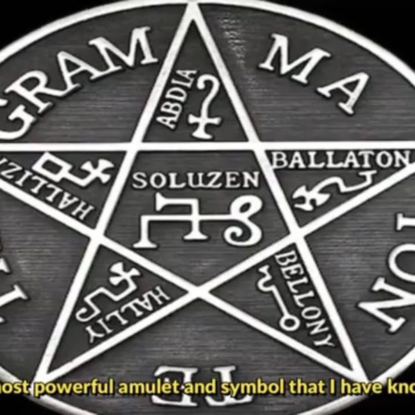 TETRAGRAMMATON Talisman || Tetragrammaton Symbol Souvenir Coin ...