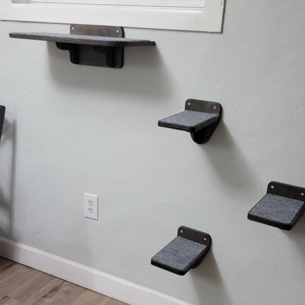 Cat Wall Bed, Cat Shelf, Cat Platform, Cat Furniture Cat Bed Steps - Etsy