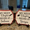 5x7 My Next Chapter Begins at Graduation Table Sign Table Sign Table ...
