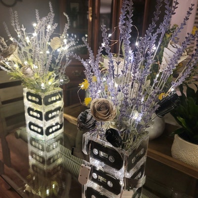 CD Case Centerpiece, CD Centerpiece, Lamp or Nightlight. 80's/90's or ...