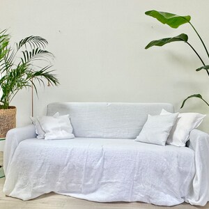 Dusty Pink Linen Ruffled Curtain Panel Made of Medium Linen 160 G/m2 ...