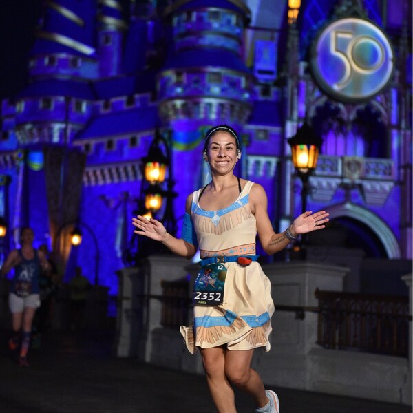 Pocahontas Princess Running Costume Skater Dress - Etsy