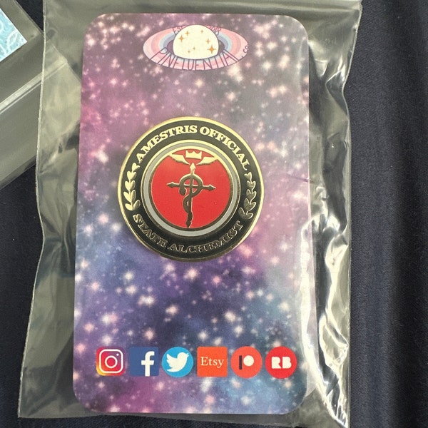 Amestris Official State Alchemist Enamel Pin - Etsy