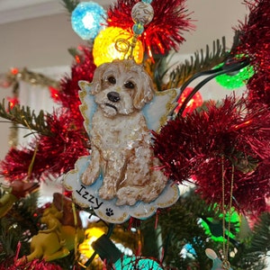 Custom Cat Tree Topper, Cat Memorial Gift, Cat Angel, Christmas Tree ...