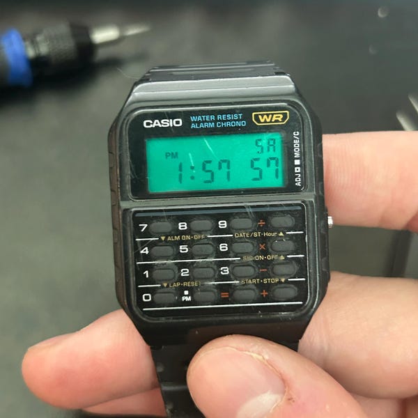 Moonphase - Casio Royale (AE1200) Custom Digital World Time Watch Mod ...