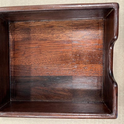 Tray 2 Tier Letter Mail Paper Tray Curly Maple Wood 275-723 Size:12 1/2 ...
