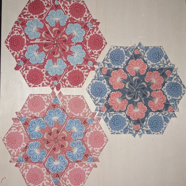 Kismet Kiss Quilt - PDF Patchwork Quilt Pattern - Hand Piecing - Etsy