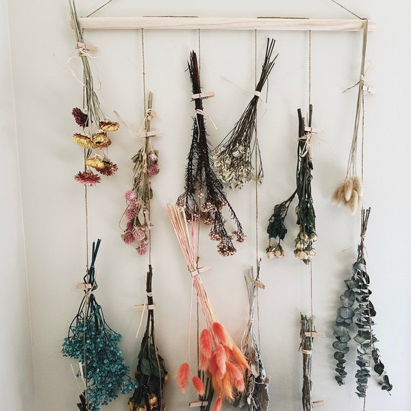 Large Size Floral Wall Hanging,dried Flower Wall Hanging,dried Flower ...