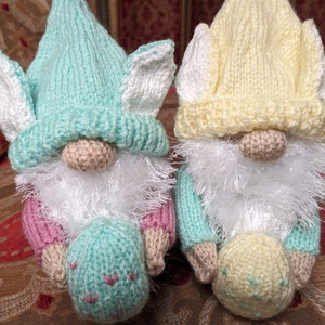 PDF Knitting Pattern Easter Bunny Gonk Gnome Toy Ornament Chocolate ...
