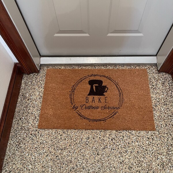 Custom Doormat - Custom Door Mat Design - Business Logo - Personalized ...
