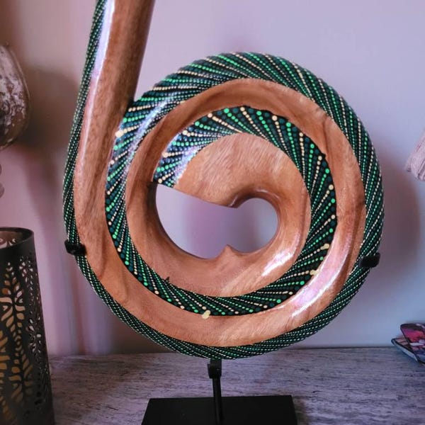 Spiral Didgeridoo Instrument , Travel Didgeridoo Small Digeridu ...