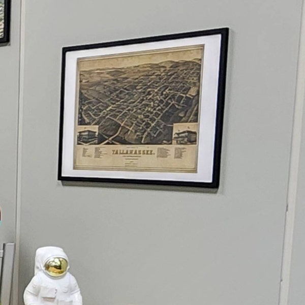 1844 German States Map Print - Vintage Map Art, Antique Map, Old Map ...