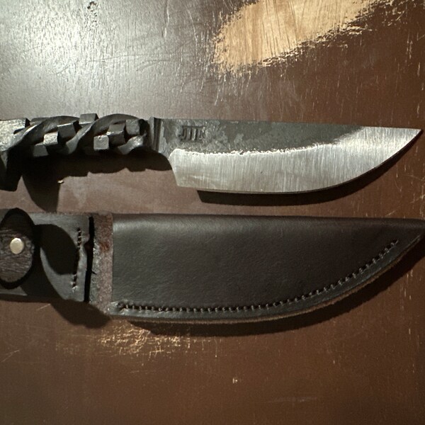 Hand Forged Railroad Spike Grill Tool Set. rubix Twist - Etsy