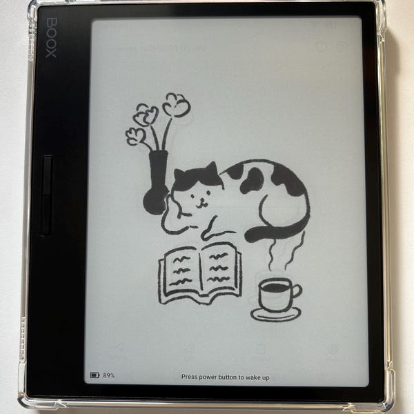 Kobo Screensaver Annoying Cat, Funny Book Wallpaper, Cute Lockscreen ...