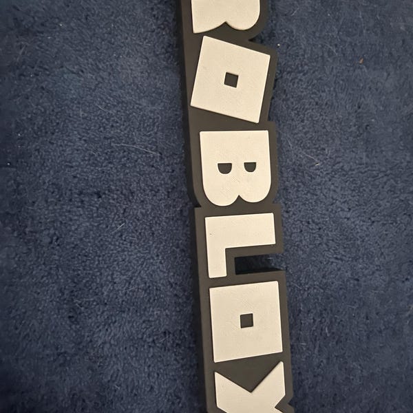 Roblox 3D Printed Desk Sign – Custom Gamer Decor, Perfect Gift ...