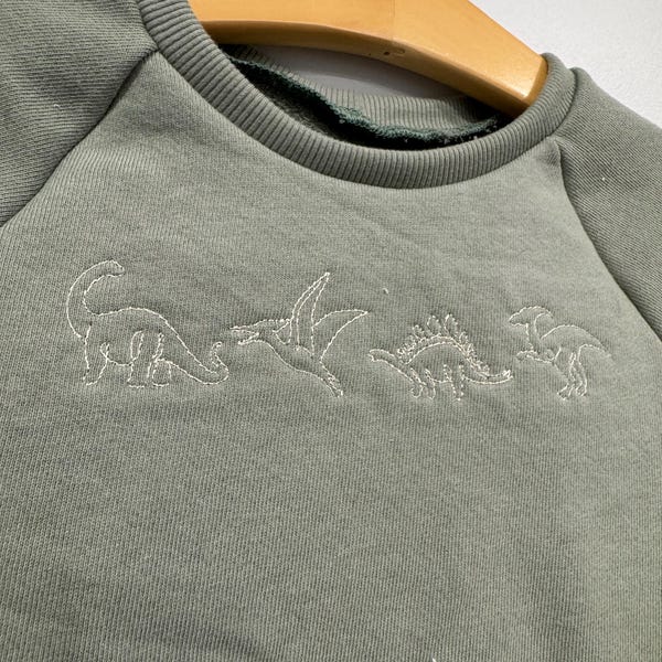 Dinosaur Embroidery Bundle, Single Line Design, Brontosaurus, T-rex ...
