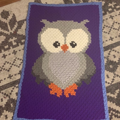 INSTANT DOWNLOAD Owl Crochet Graph Crochet Pattern Woodland Baby ...