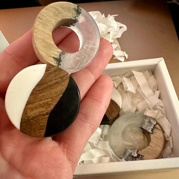 Pair of Wood Plugs, 0g Plugs, Plugs and Tunnels, 00 Gauges, Wood Gauges ...