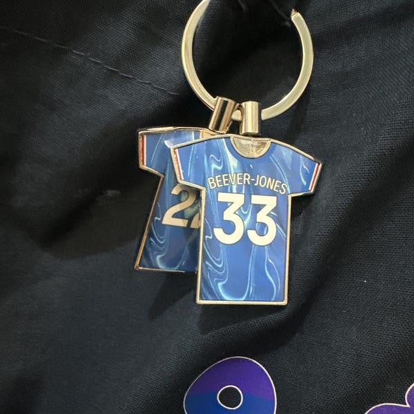 Personalised Formula One Mclaren Shirt Keyring - Lando & Daniel Fan ...