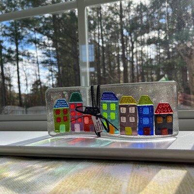 Fused Glass Christmas Gingerbread Man Decorations, Send a Hug Christmas ...