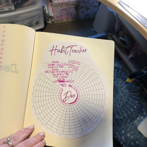 September Circle Habit Tracker - Instant Printable Download Available ...