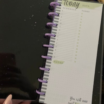 Printable Daily Planner Inserts Classic Size 7 X 9.25in Discbound ...