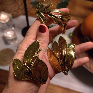 Herb Napkin Ring Set of 8 for All Occasions Thanksgiving New Year's ...